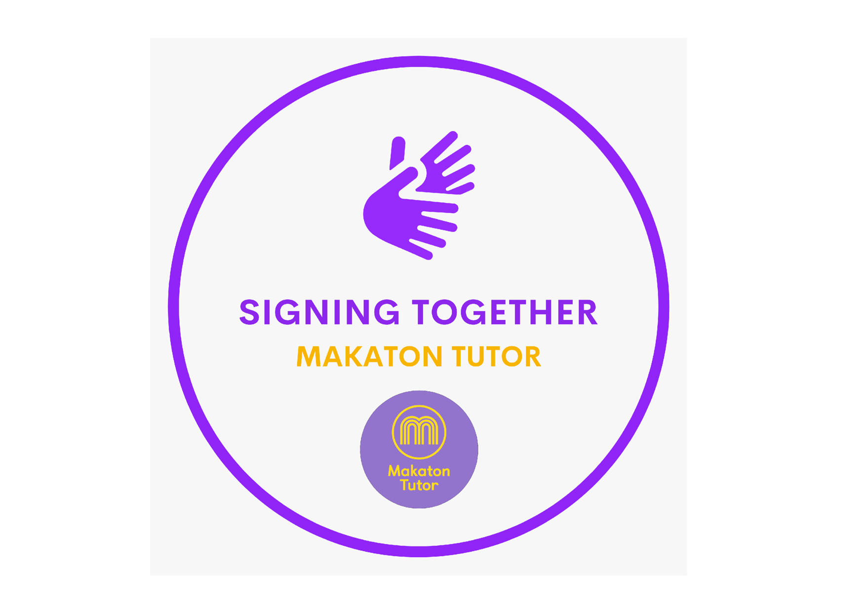 Signing Together Makaton Tutor - Bromley Business Mums